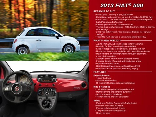 Download the PDF Brochure - FIAT Canada