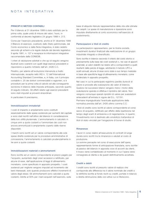 NOTA INTEGRATIVA PRINCIPI