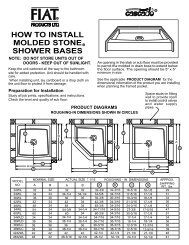 Spec Sheet - FIAT Products