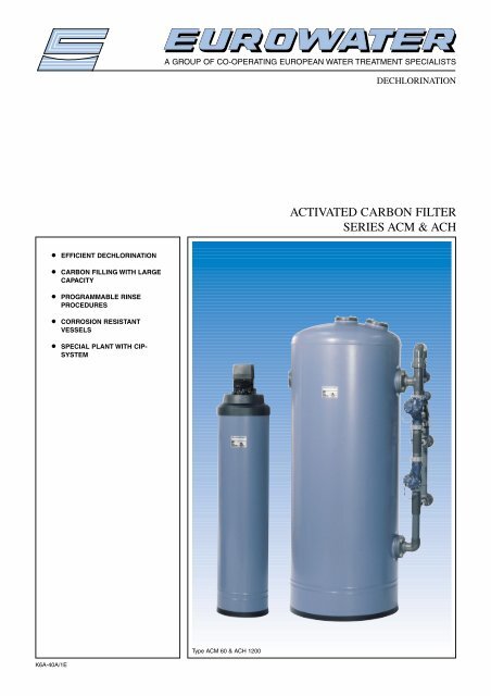 ACTIVATED CARBON FILTER SERIES ACM & ACH