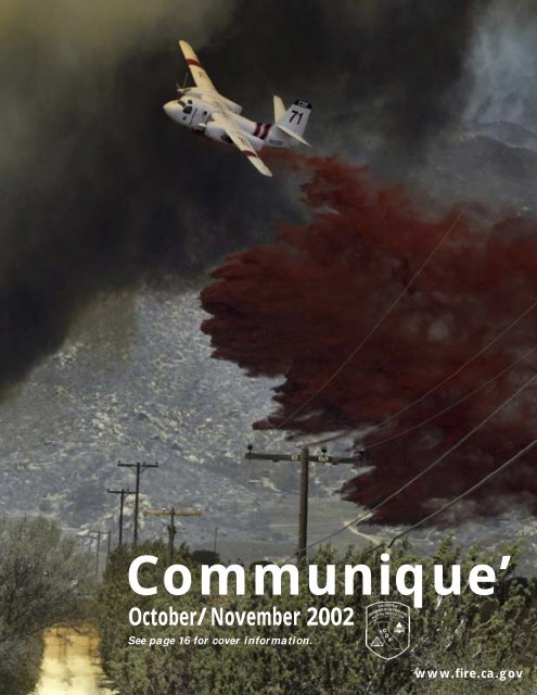 October/November 2002 Communique - Cal Fire - State of California