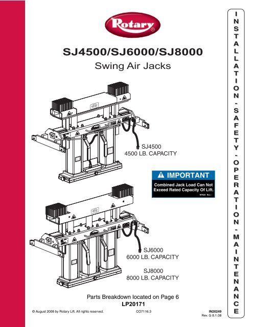 Swing Air Jacks - Atlantic Auto Suppliers