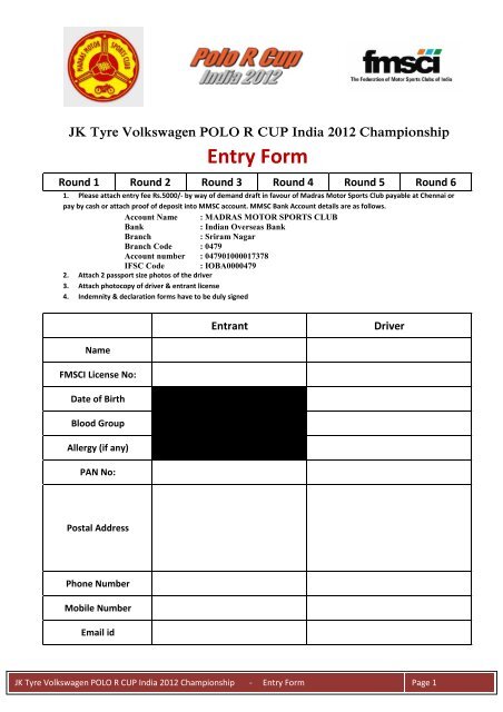 ENTRY FORM.pdf - The FMSCI
