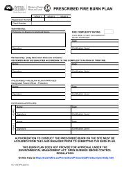 Prescribed Fire Plan Preparation, RX-341 Pre-Course Work Answer ...