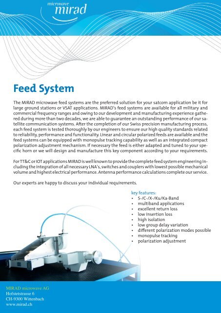 Feed System
