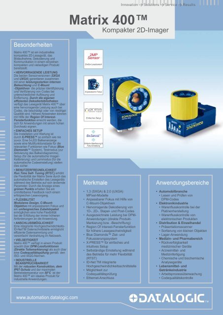 Matrix 400™ - ID Systems