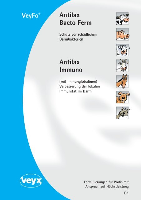 Antilax Bacto Ferm VeyFo® Antilax Immuno - Veyx-Pharma GmbH