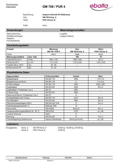 GM 708 / PUR 4 - ebalta