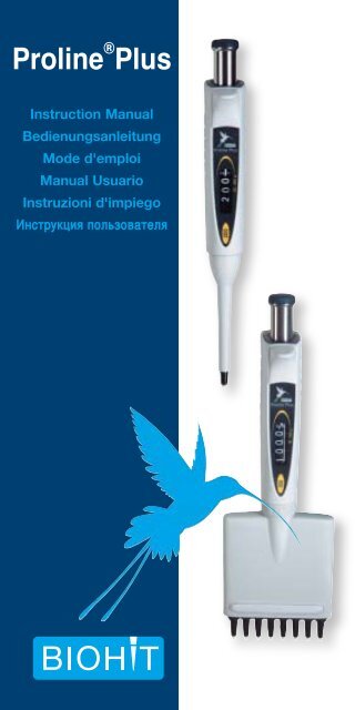 Proline Plus manual in English - Biohit
