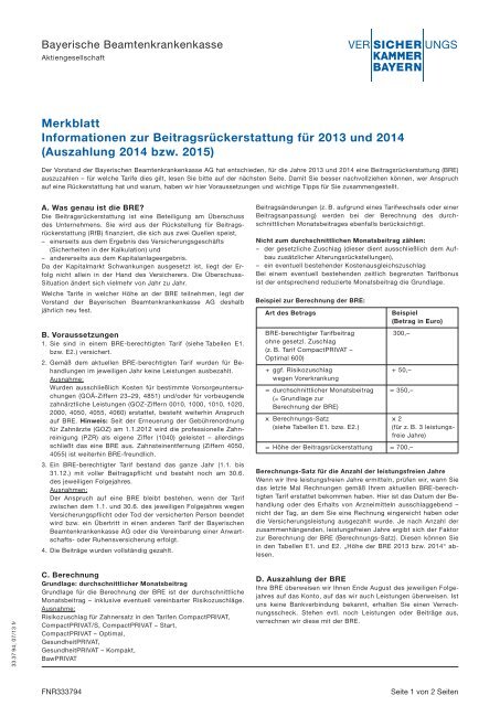 Merkblatt zur BRE (PDF, ca. 40 KB)