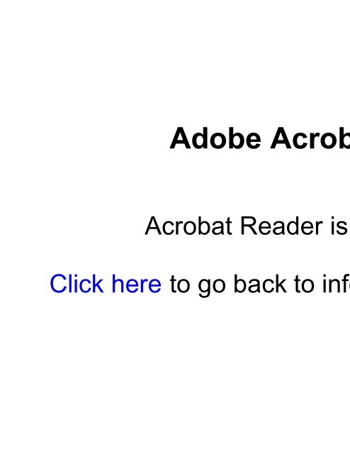 Adobe Acrobat Test Page