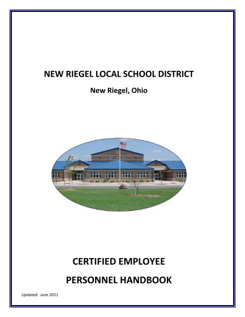 New Riegel Local School District - Jane Schalk, Treasurer Welcome ...