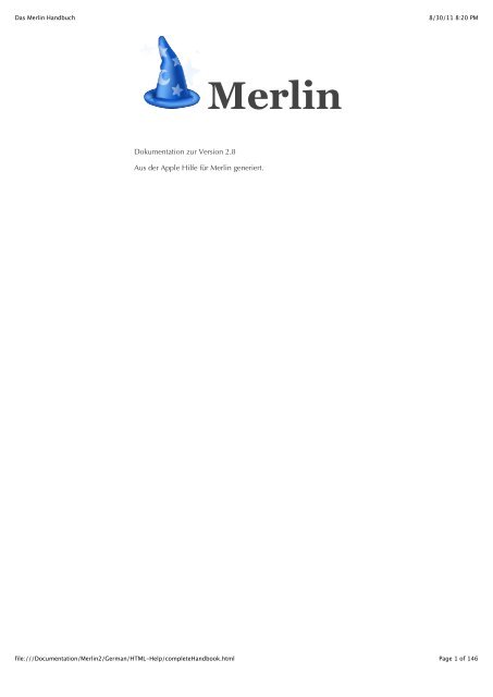 Das Merlin Handbuch - Software Suche