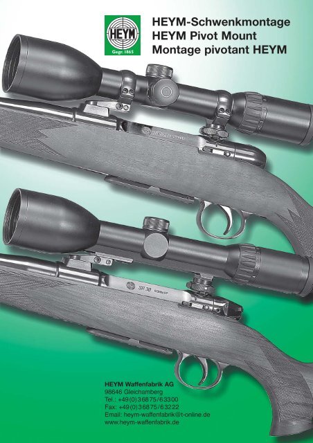 Heym Zielfernrohrmontagen - PicR