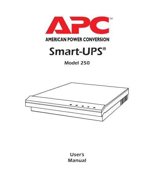 Smart-UPS 250 - APC Media
