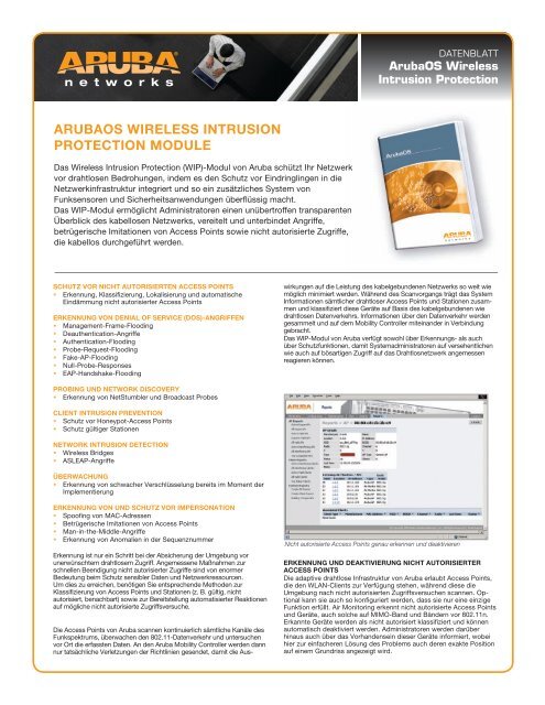 Wireless Intrusion Protection (WIP) - Aruba Networks