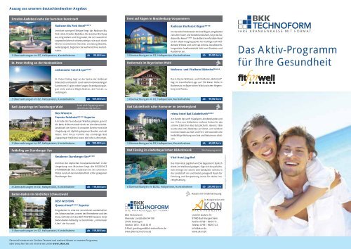 Das Aktiv-Programm für Ihre Gesundheit - Akon Das Aktiv-Programm für Ihre Gesundheit - Akon