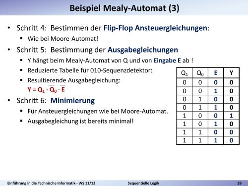 Beispiel Mealy-Automat (2