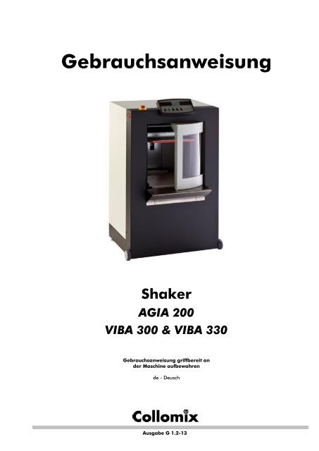 Gebrauchsanweisung VIBA 300 - Collomix