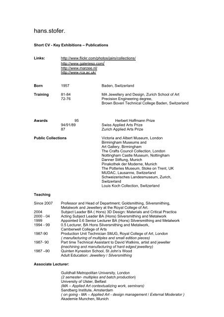 hans.stofer. - Contemporary Art Society