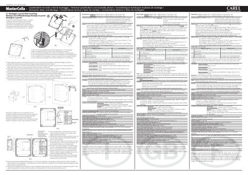 MasterCella - Caratteristiche tecniche e fasi di ... - Coolmark