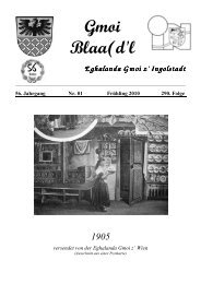 Gmoi Blaa(d'l - Egerländer Gmoi Ingolstadt