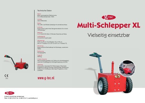 Multi-Schlepper XL - Multi-Mover - Multi-Schlepper