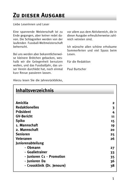 CO II 2006 - FC Amicitia Riehen