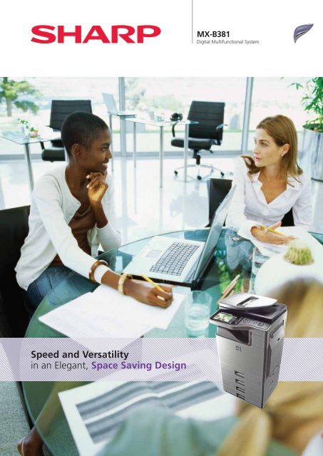 Sharp MX-B381 PDF Brochure - First Class Business Solutions