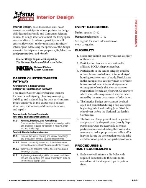 Fccla Interior Design Rubric - Design Talk