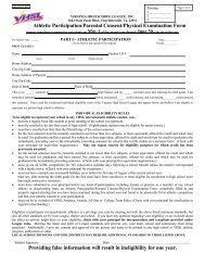 NJ Athletic Pre-Participation Physical Examination Form