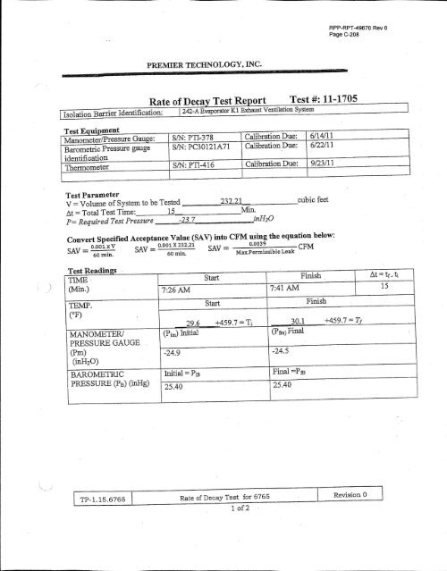 ehoogc IiC Test #: 11-170