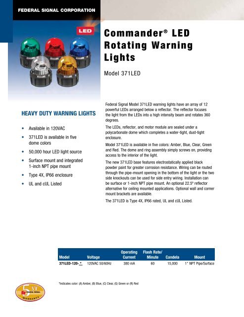 371LED - Federal Signal