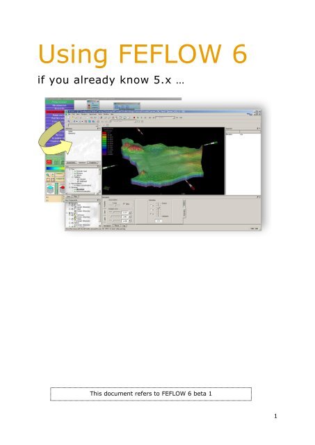 Using FEFLOW 6 (if you already know 5.x)