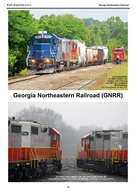 Georgia Northeastern Railroad (GNRR) - Fern-Express