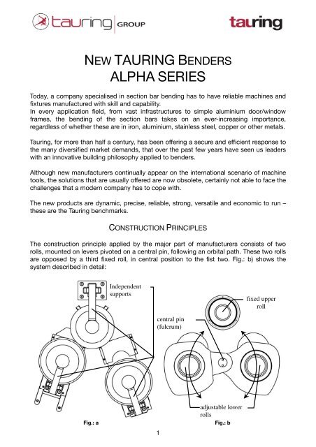 NEW TAURING BENDERS ALPHA SERIES - Ferret