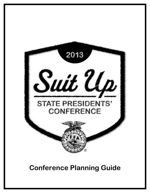 SPC Conference Planning Guide - National FFA Organization
