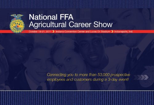 Join the Career Show in 2011! - National FFA Organization