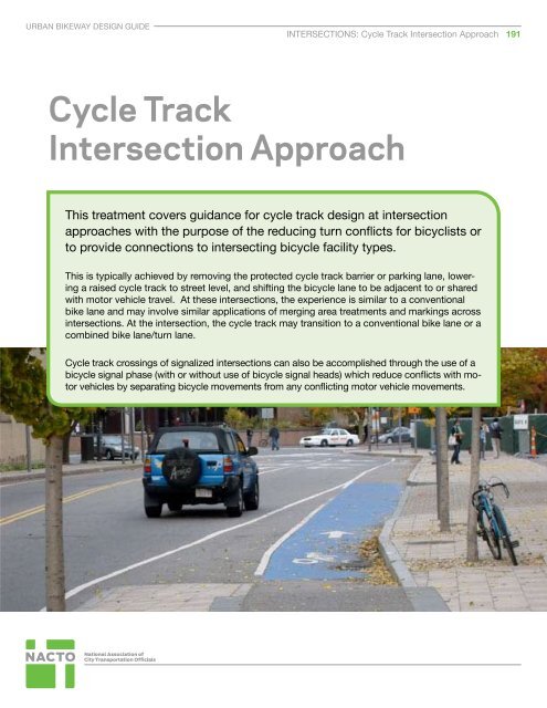 URBAN BIKEWAY DESIGN GUID