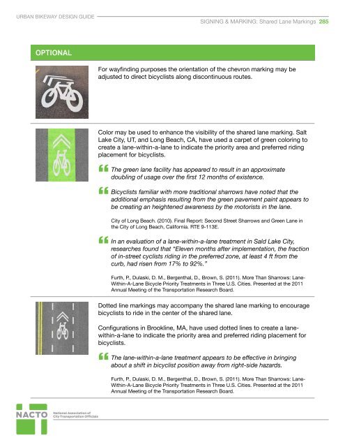 URBAN BIKEWAY DESIGN GUID