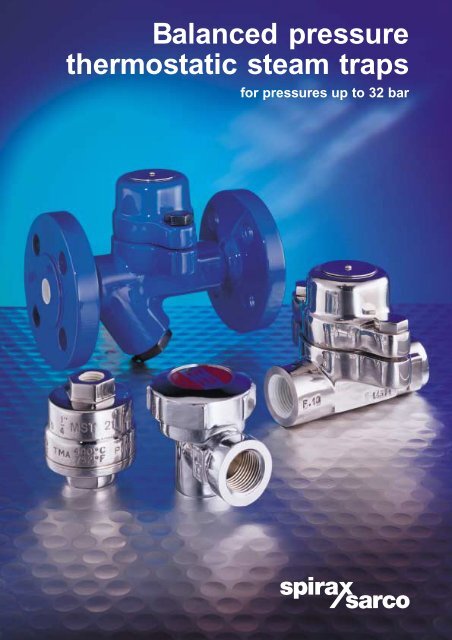 Balanced pressure thermostatic steam traps - Filter