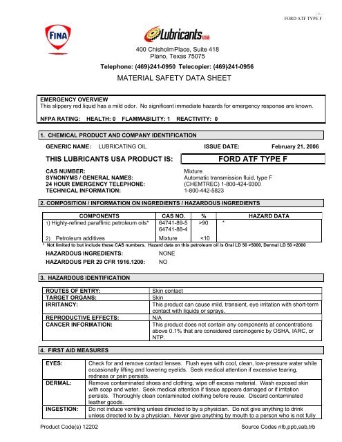 Ford_ATF_Type_F_MSDS..