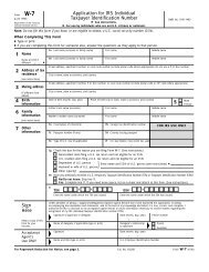 Form W-7 (Rev. February 2008) - East-West Center