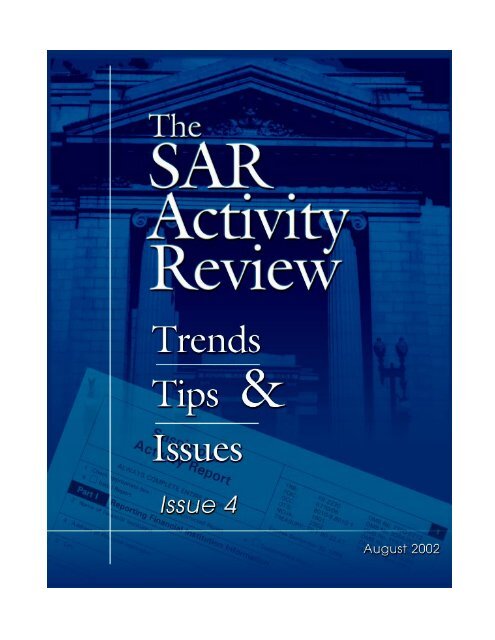 SAR Activity Report - FinCEN