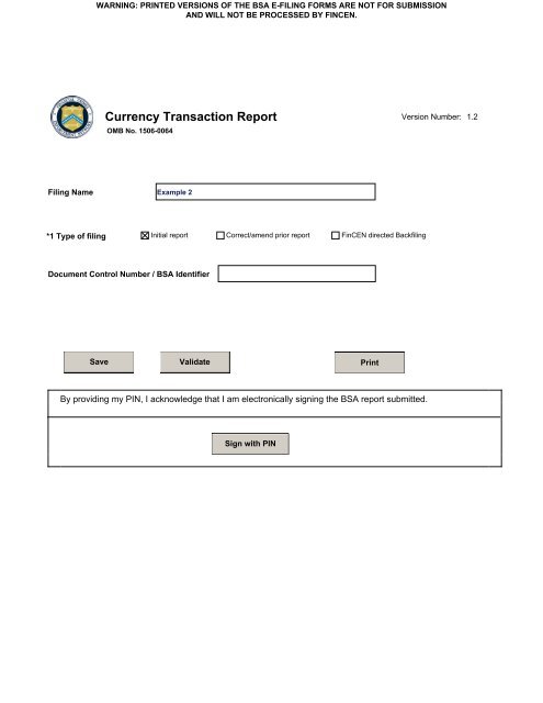 FinCEN Form 49342G (02/2011)