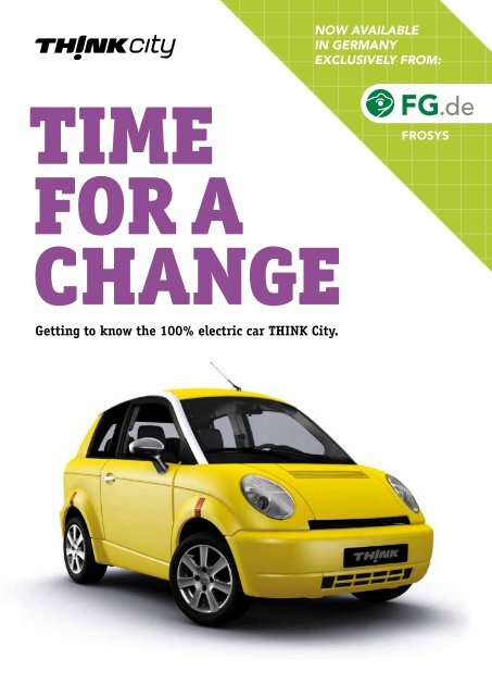 Getting to know the 100% electric car THINK City.