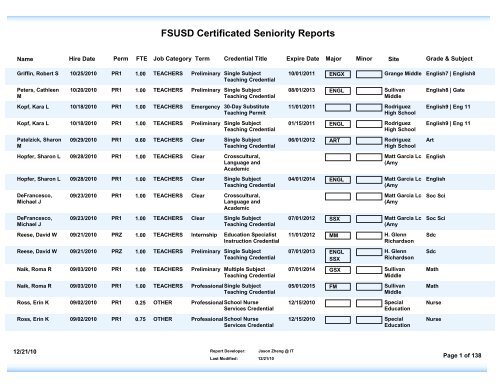 Seniority List 2010-11.rtf - Fairfield-Suisun Unified School District