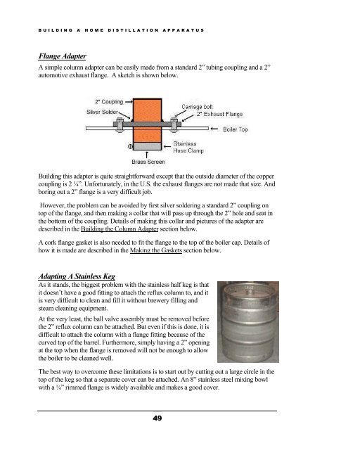 BUILDING A HOME DISTILLAT