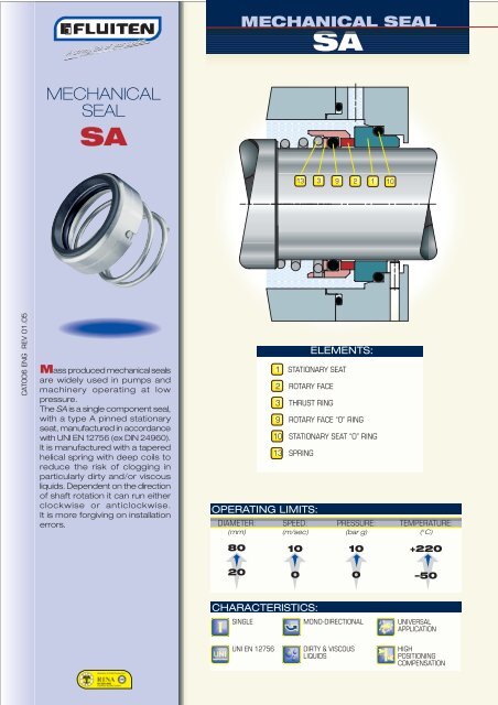MECHANICAL SEAL - FLUITEN-VIKOV, s. r. o.