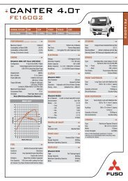Canter Brochure [PDF] - Home | Mitsubishi FUSO Trucks